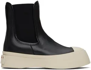 Marni Slip-on Round-toe Ankle Boots