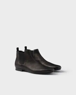 Prada Slip-on Chelsea Boots - Black