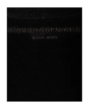 Alexander Wang Scoop Neck Cropped Knit Top