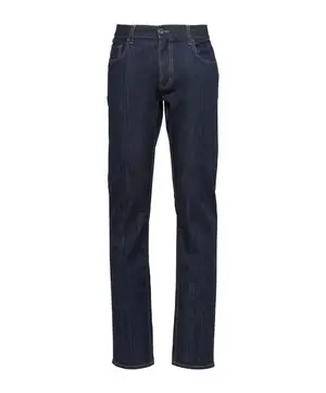 Prada Tapered Stretch-denim Jeans - Blue