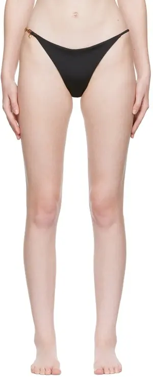 Versace Greek Key Embellished Bikini Bottoms