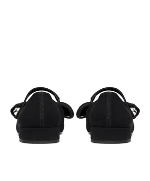 Valentino Garavani Bow Detail Ballerinas - Black