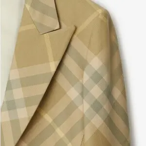 Burberry Checked Tailored Single-breasted Blazer