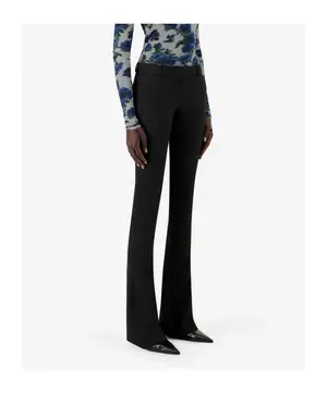Coperni Rear-pocket Flared Trousers - Black