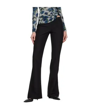 Coperni Rear-pocket Flared Trousers - Black