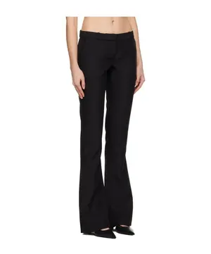 Coperni Rear-pocket Flared Trousers - Black
