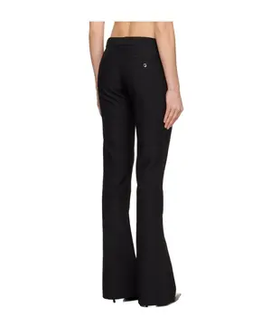 Coperni Rear-pocket Flared Trousers - Black