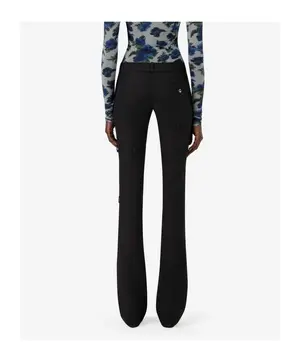 Coperni Rear-pocket Flared Trousers - Black