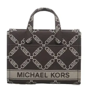 Michael Kors Gigi Empire Logo Jacquard Top Handle Bag