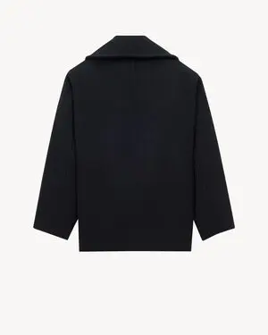 Saint Laurent Wool Peacoat
