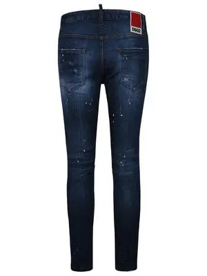 Dsquared2 Paint Splatter Distressed Skinny Jeans