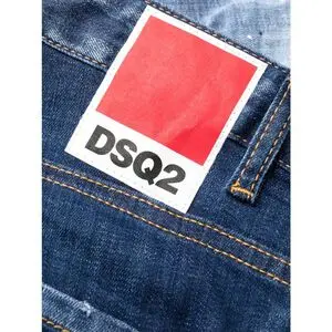 Dsquared2 Paint Splatter Distressed Skinny Jeans