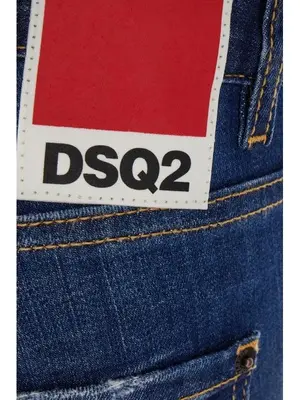 Dsquared2 Paint Splatter Distressed Skinny Jeans