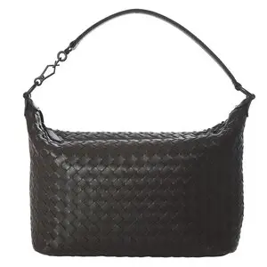 Bottega Veneta Woven Leather Handbag - Black