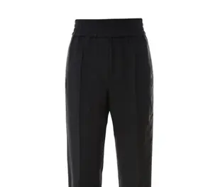 Brunello Cucinelli Fluid Twill Baggy Pull-on Trousers - Black