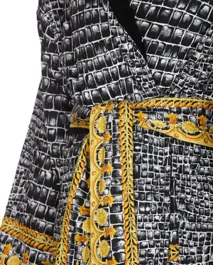 Versace Printed Belted Bathrobe