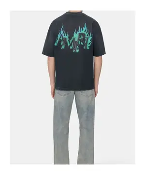 Amiri Crystal Flames T-shirt