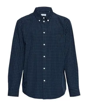 Burberry Roland Plaid Check Shirt - Black
