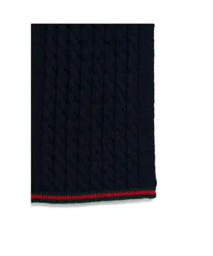 Gucci Cable-knit Wool Scarf