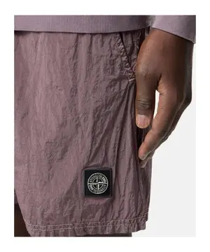 Stone Island Logo Patch Swim Shorts