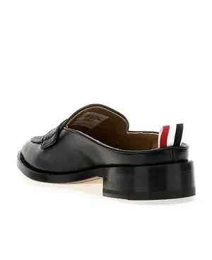 Thom Browne Varsity Leather Penny Loafers