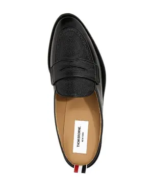 Thom Browne Varsity Leather Penny Loafers