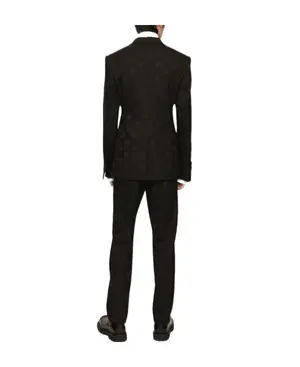Dolce & Gabbana Dolce Gabbana Dg Jacquard Single-breasted Jacket