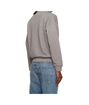 Maison Kitsuné Half-zip Sweatshirt With Fox Patch