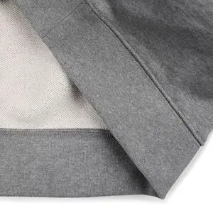 Maison Kitsuné Half-zip Sweatshirt With Fox Patch - Gray