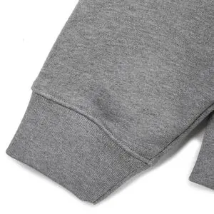 Maison Kitsuné Half-zip Sweatshirt With Fox Patch - Gray
