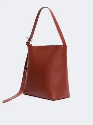 Sportmax Leather Shoulder Bag