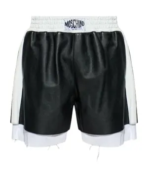 Moschino Layered Boxing Shorts - Black