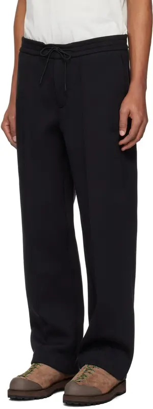 Moncler Logo Patch Cotton Neoprene Sweatpants