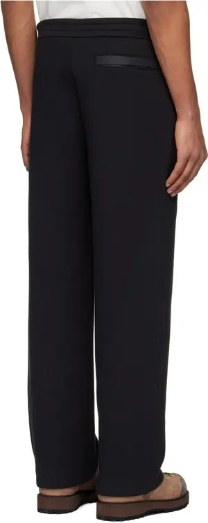 Moncler Logo Patch Cotton Neoprene Sweatpants