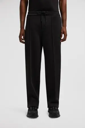 Moncler Logo Patch Cotton Neoprene Sweatpants