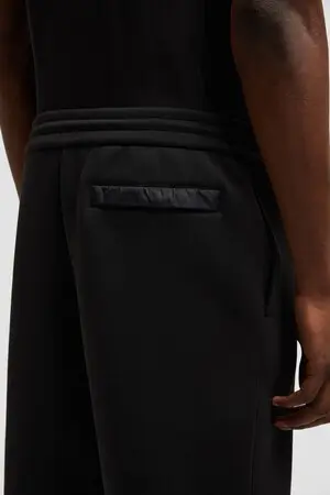Moncler Logo Patch Cotton Neoprene Sweatpants