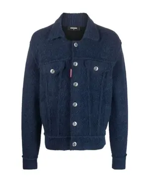 Dsquared2 Button Detailed Knitwear For Men
