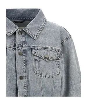 HAIKURE Elle Denim Shirt Jumpsuit - Light Blue
