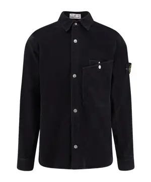 Stone Island Snap-button Patch Shirt