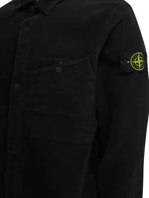 Stone Island Snap-button Patch Shirt