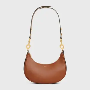 Celine Medium Ava Strap Bag In Smooth Calfskin - Tan