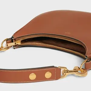 Celine Medium Ava Strap Bag In Smooth Calfskin - Tan
