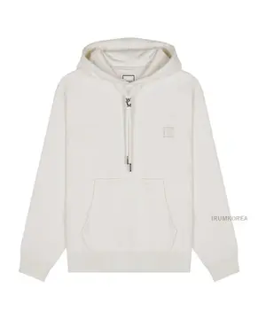 WOOYOUNGMI Long-sleeved Hooded Sweatshirt - White