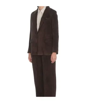 Peserico Corduroy Blazer - Black