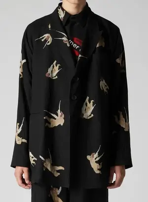 Yohji Yamamoto Angel Pattern Casual Jacket