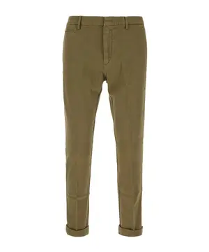 DONDUP Tapered Trousers - Green