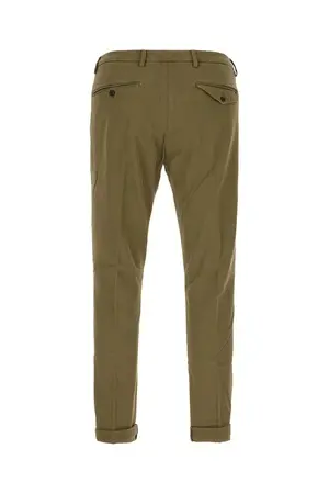 DONDUP Tapered Trousers - Green