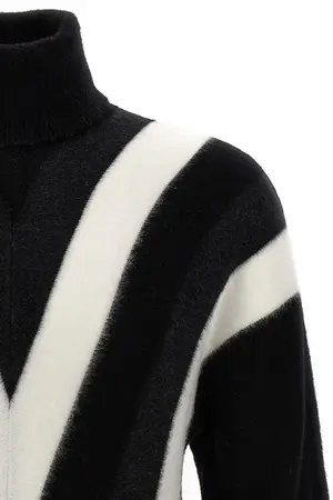 Saint Laurent And Natural Wool Turtleneck Long-sleeved Jumper