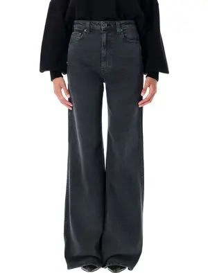 Khaite Dane" High-waisted Wide-leg Jeans