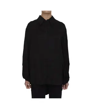 Khaite The Bam Long Sleeved Shirt - Black